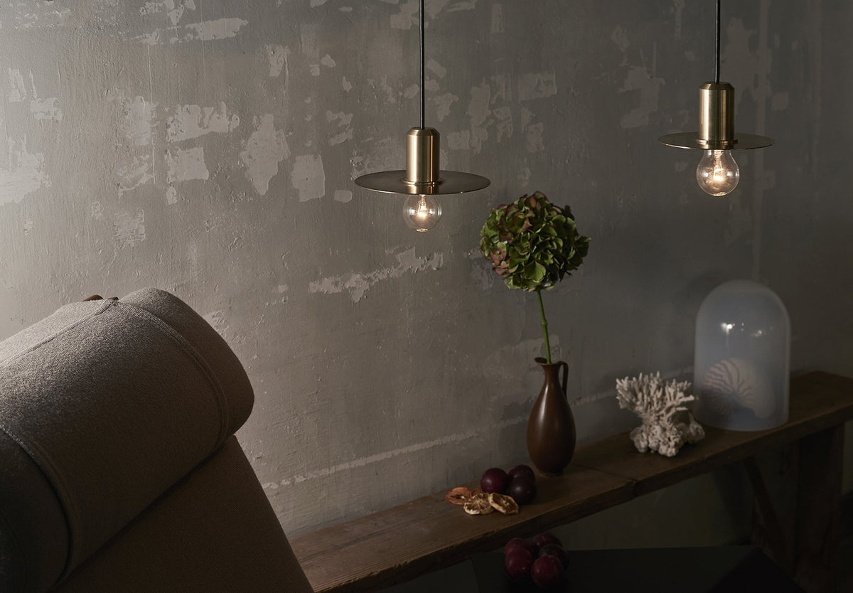 Bullet flat shade / 150 / brass - NEW LIGHT POTTERY